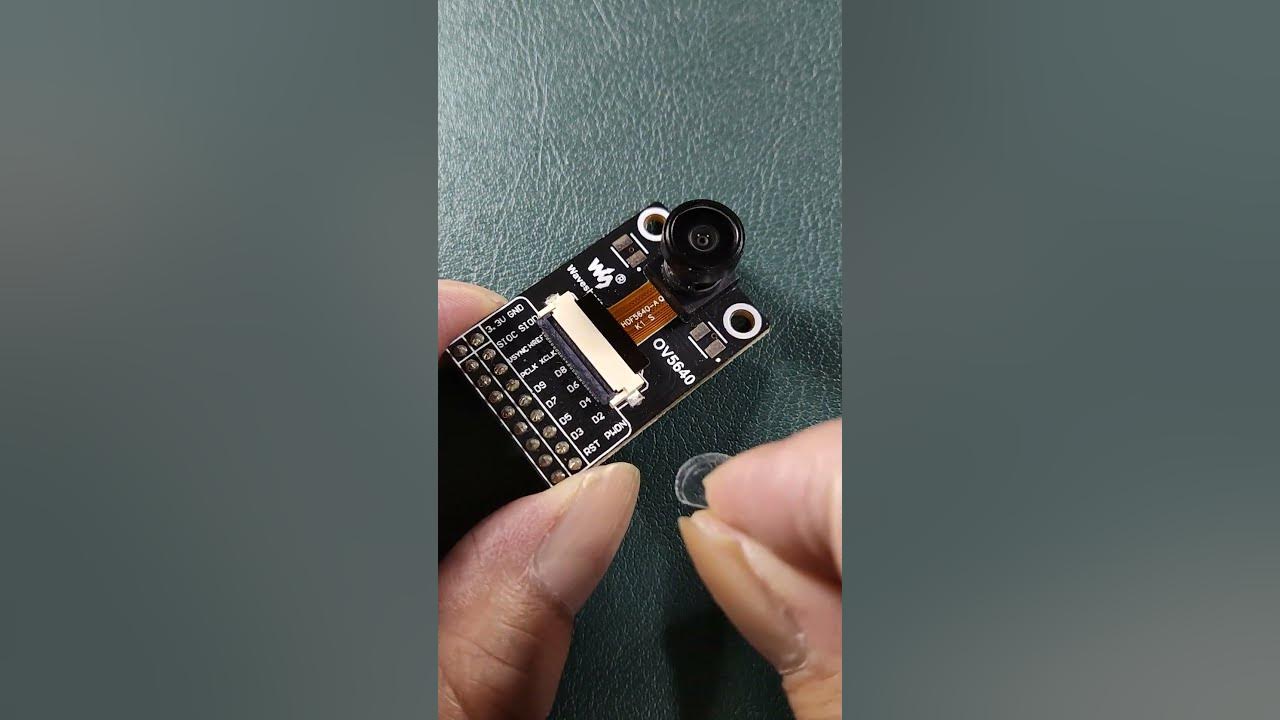 OV5640 cam module by Waveshare - YouTube