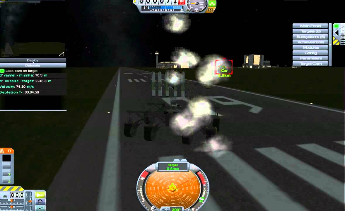 Kerbal Space Program Laser Powered Mod Missile Demo - YouTube