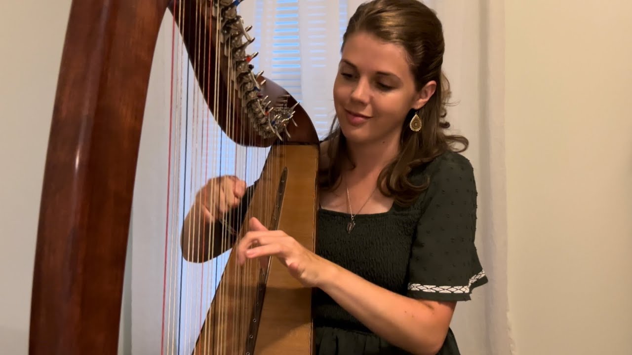 Galician Melody (Tu gitana) Harp +SHEET MUSIC - YouTube