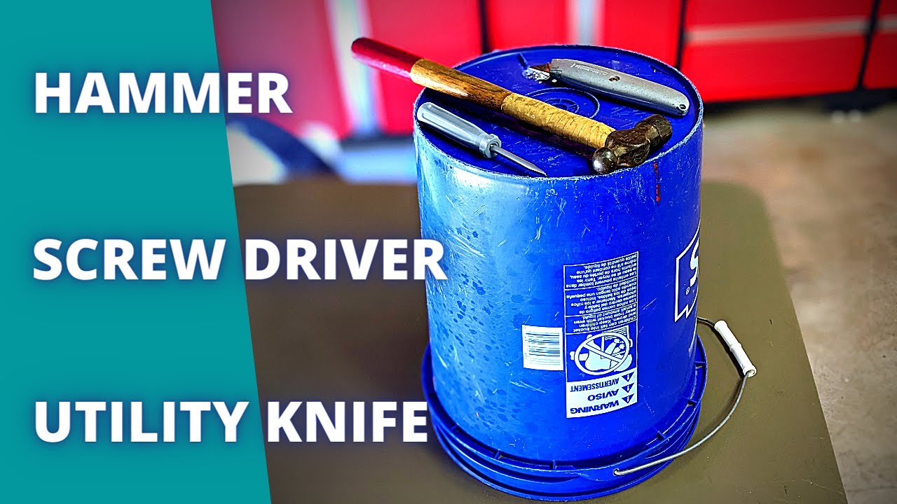 Here's how I cut out the bottom of a 5 gallon plastic bucket | CLAMMING ...