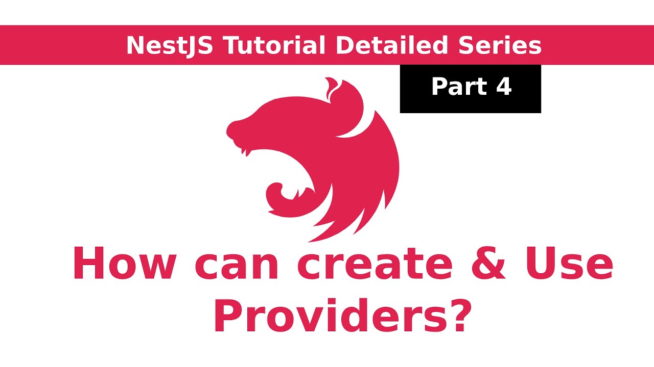 How To Create And Use Provider Nestjs Tutorial Part 4 Youtube