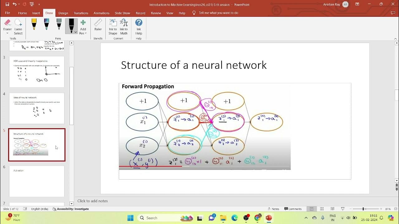 Neural networks, Backpropagation Algorithm - YouTube