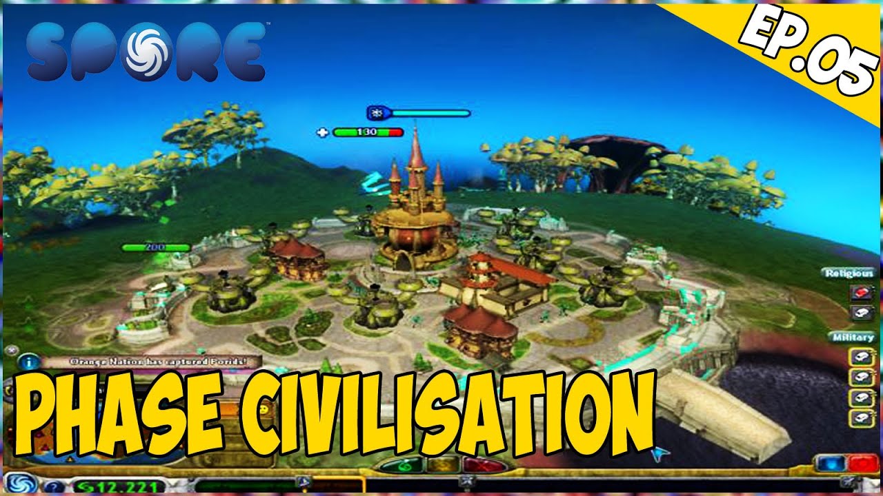 PHASE CIVILISATION - SPORE - S02 Ep05 - Let's Play [FR] - YouTube