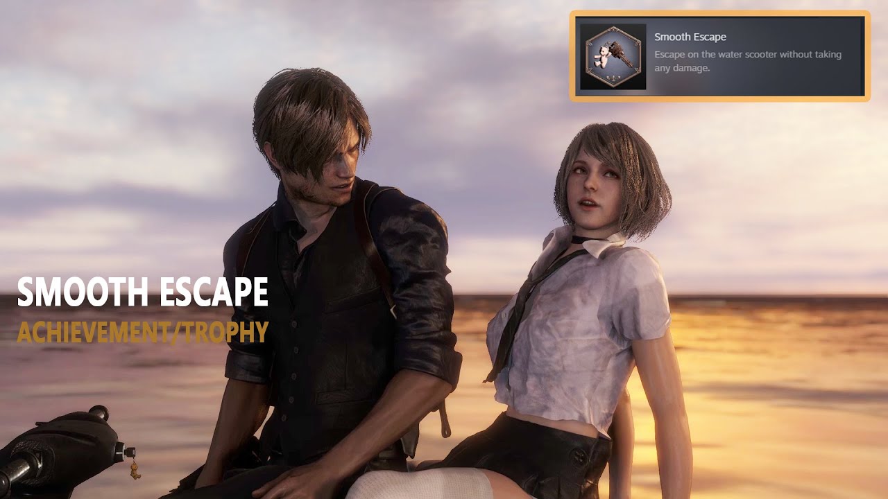 Smooth Escape - Achievement/Trophy [Resident Evil 4: Remake - Biohazard 4] - YouTube