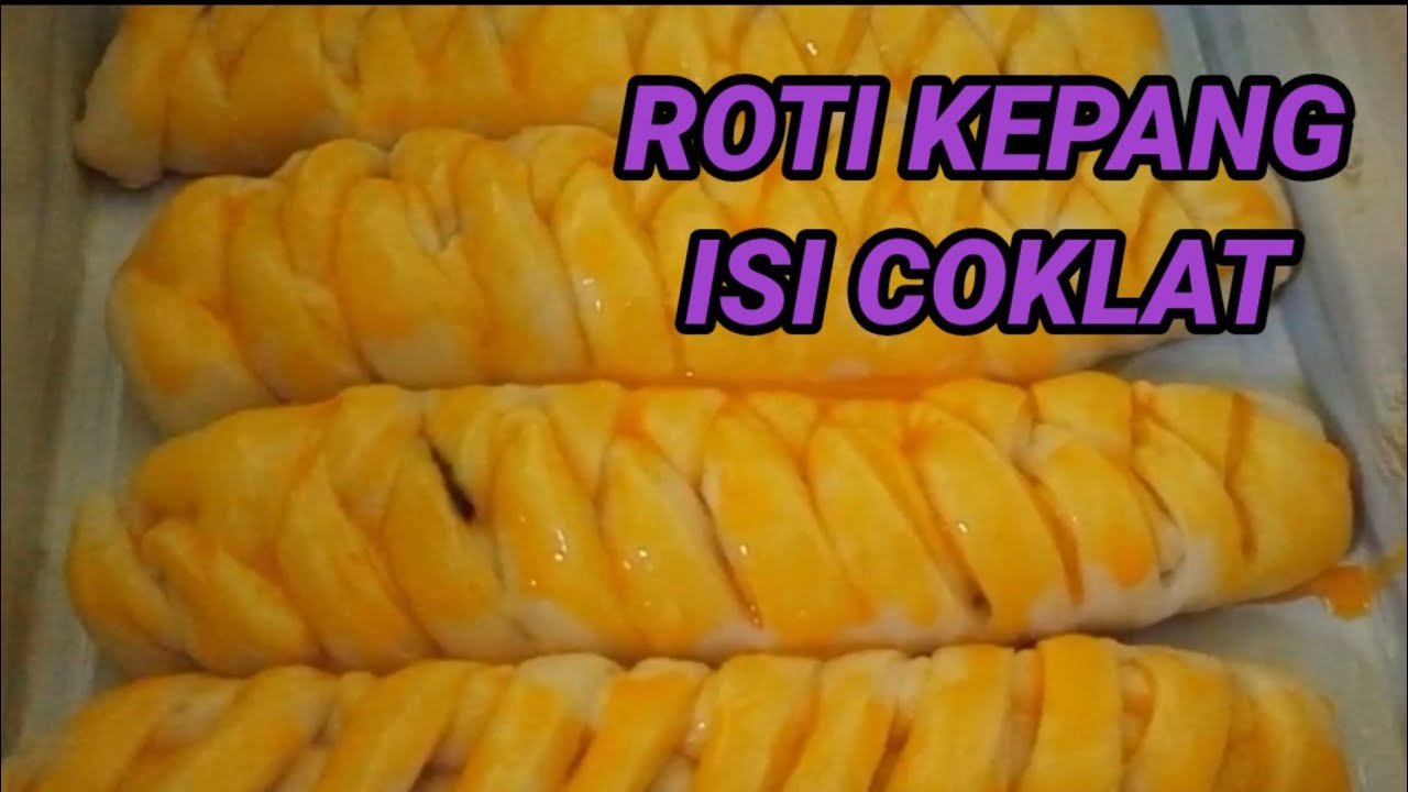 RESEP MEMBUAT ROTI KEPANG ISI COKLAT - YouTube
