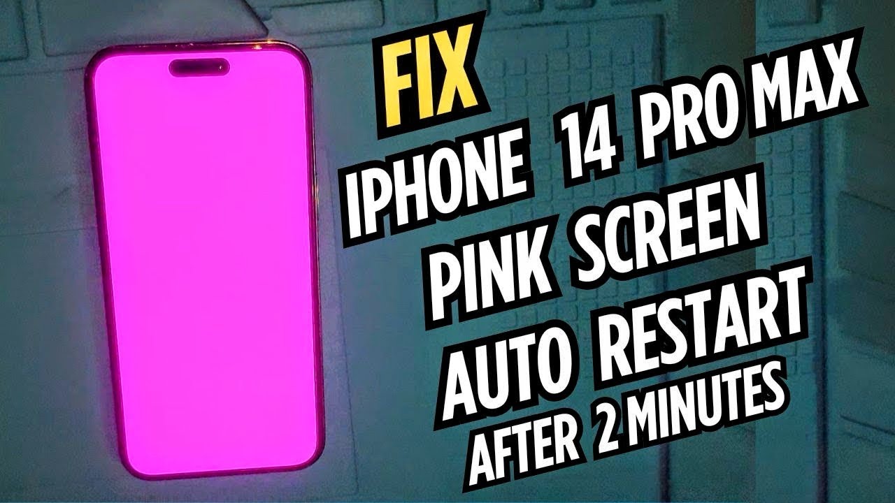 iPhone 14 Pro Max Auto Restart After 2 minutes Pink Screen Problem ...