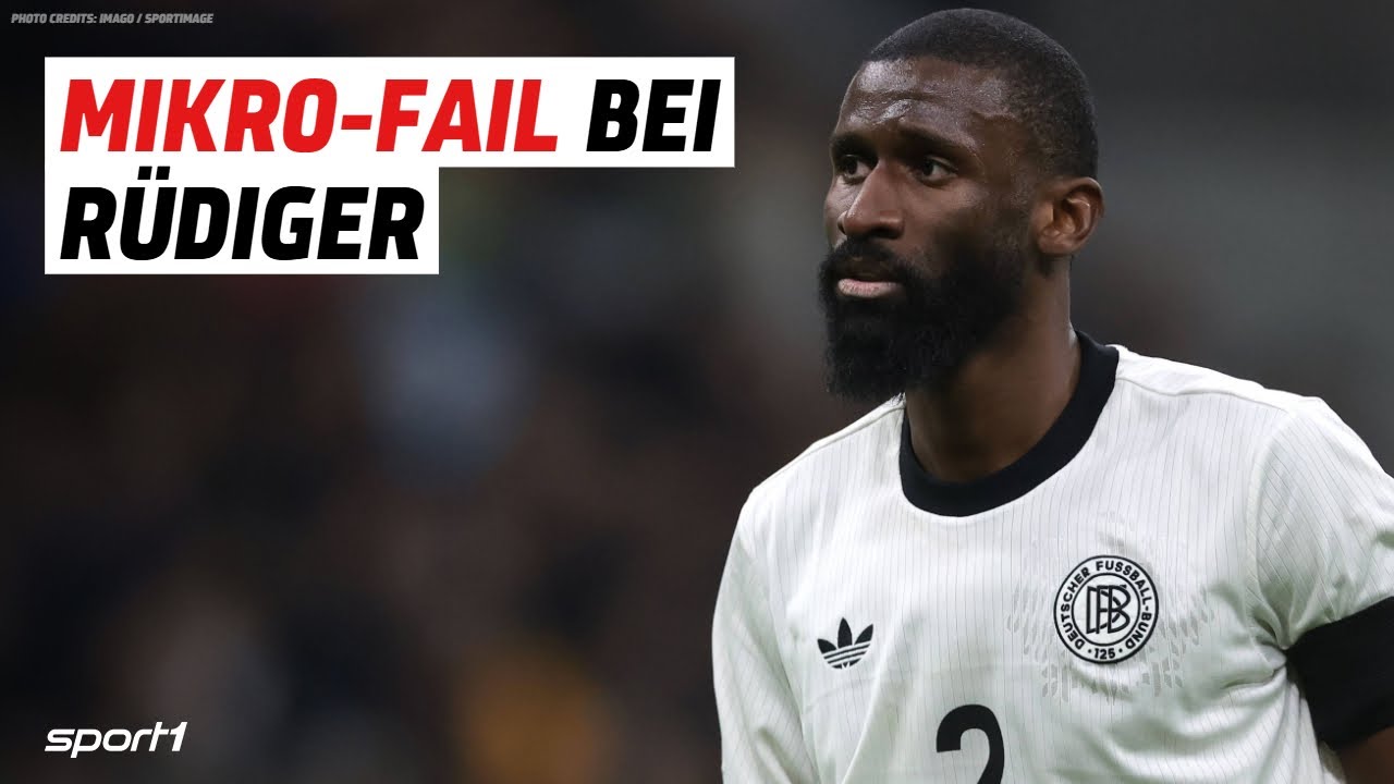 "Willst du mich erschlagen?!" Mikro-Fail bei Rüdiger | SPORT1 - YouTube