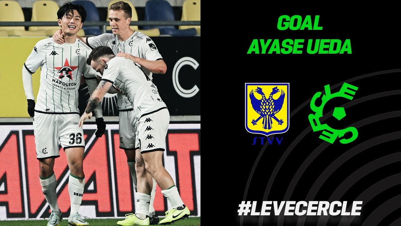 STVV-CERCLE BRUGGE | GOAL Ayase Ueda (0-1) - YouTube