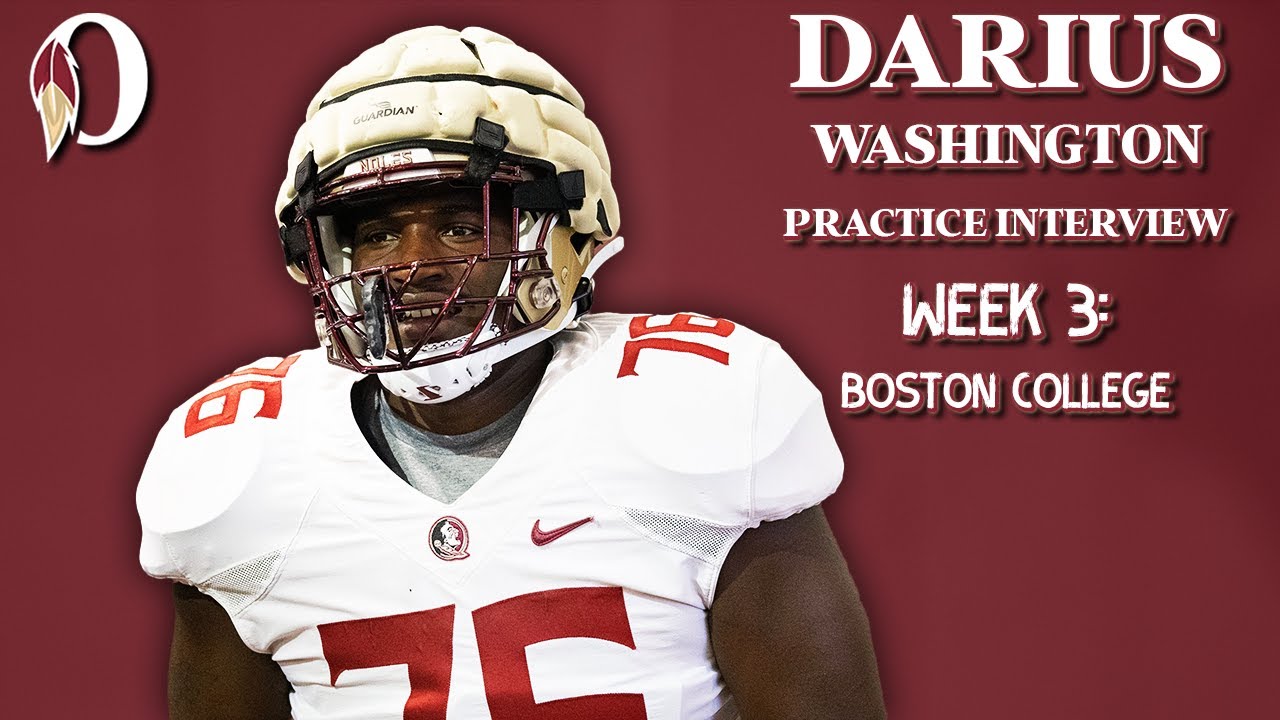 FSU Football | Darius Washington talks his offensive line versatility ...