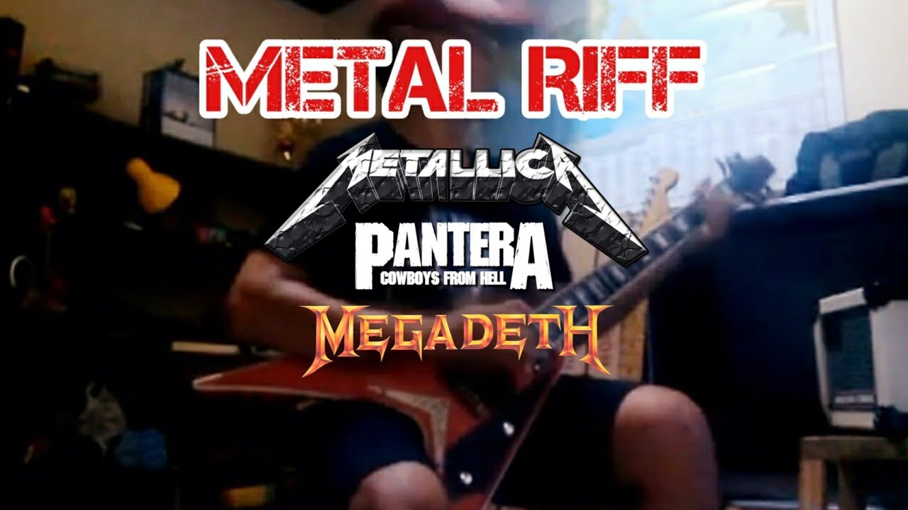 METAL RIFFS : PANTERA - METALLICA - MEGADETH | Guitar Samick JTR SV30 ...