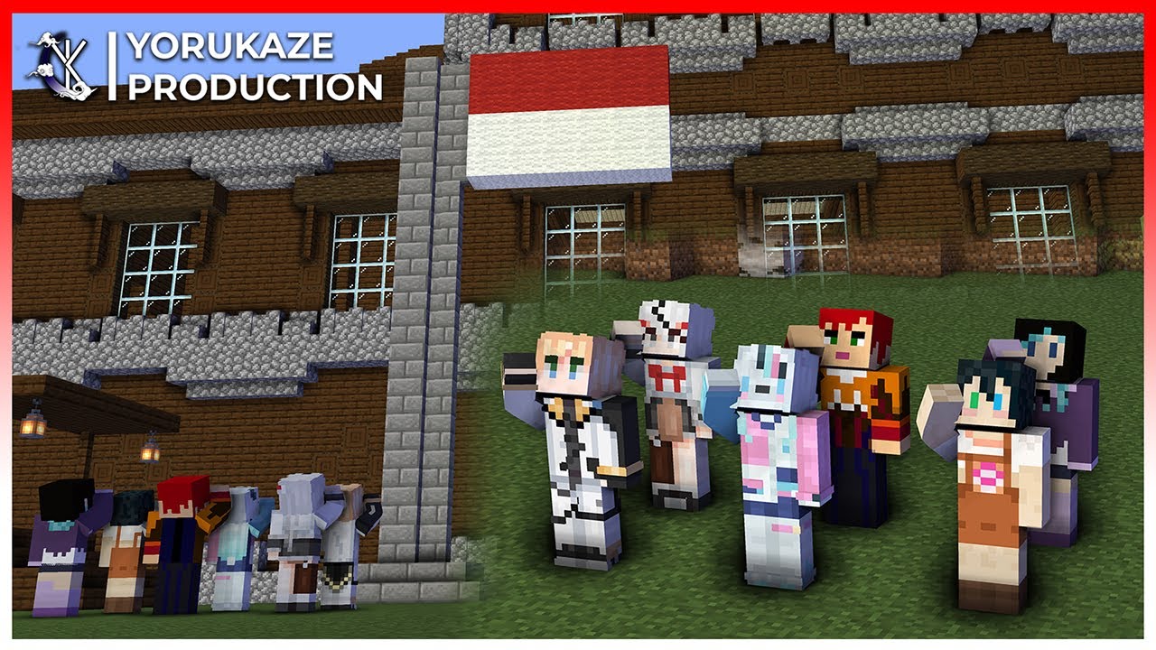 【MINECRAFT】UPACARA 17-AN !! Nyari baris paling belakang ah~【Ellise ...