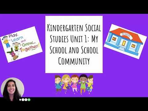 Classroom Community: Lesson 1- Kindergarten Social Studies: My School ...