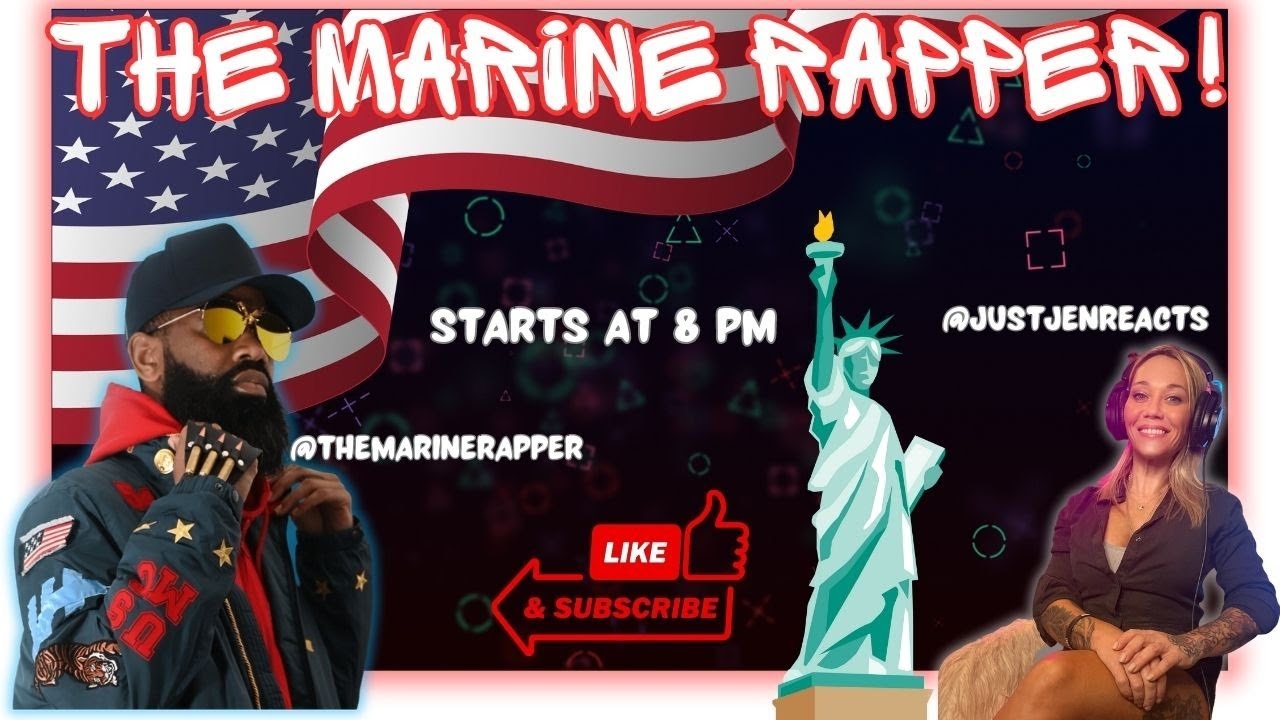 The Marine Rapper & Just Jen Reacts Break Bread on Trump VS Biden # ...