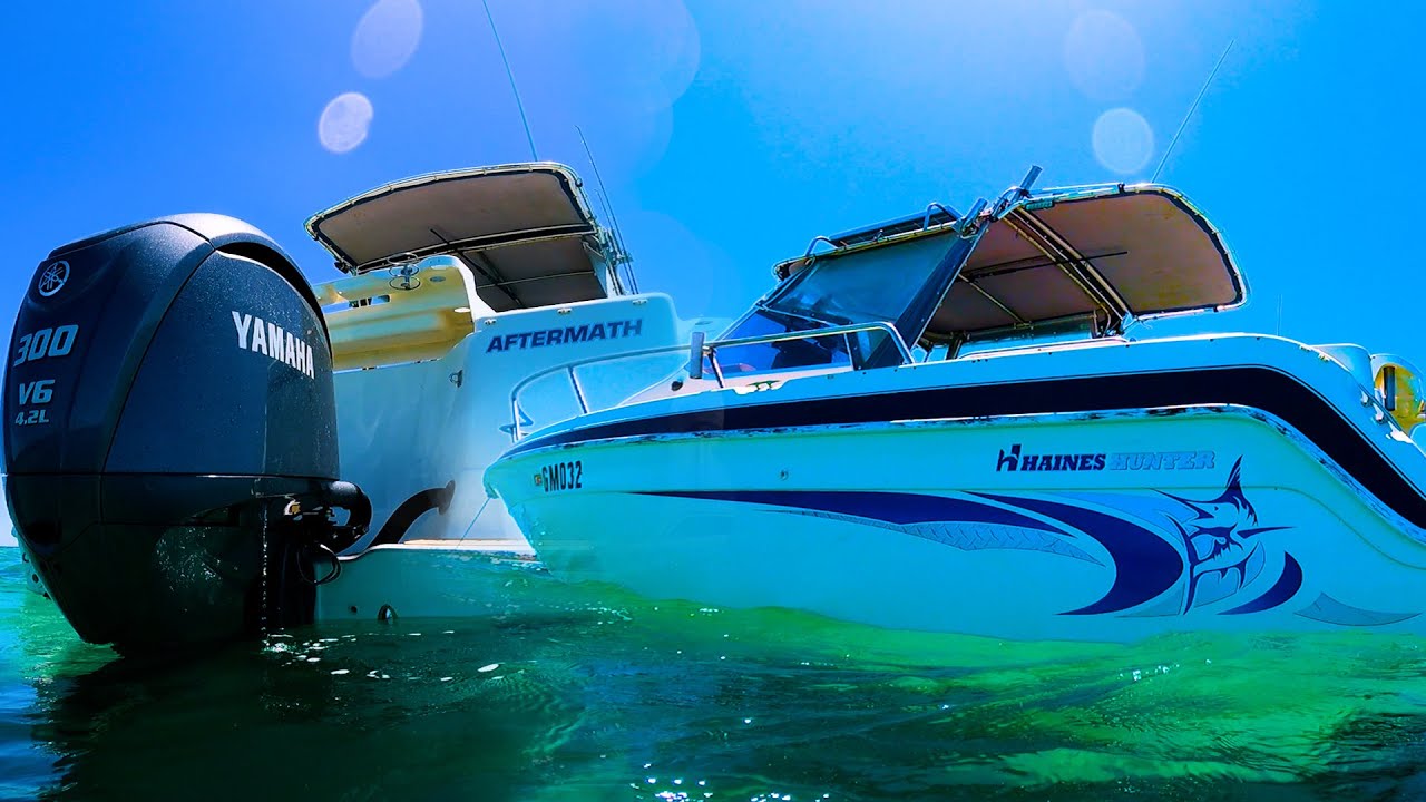 HAINES HUNTER 680 encore 'walkthrough' // yamaha 300hp rundown - YouTube