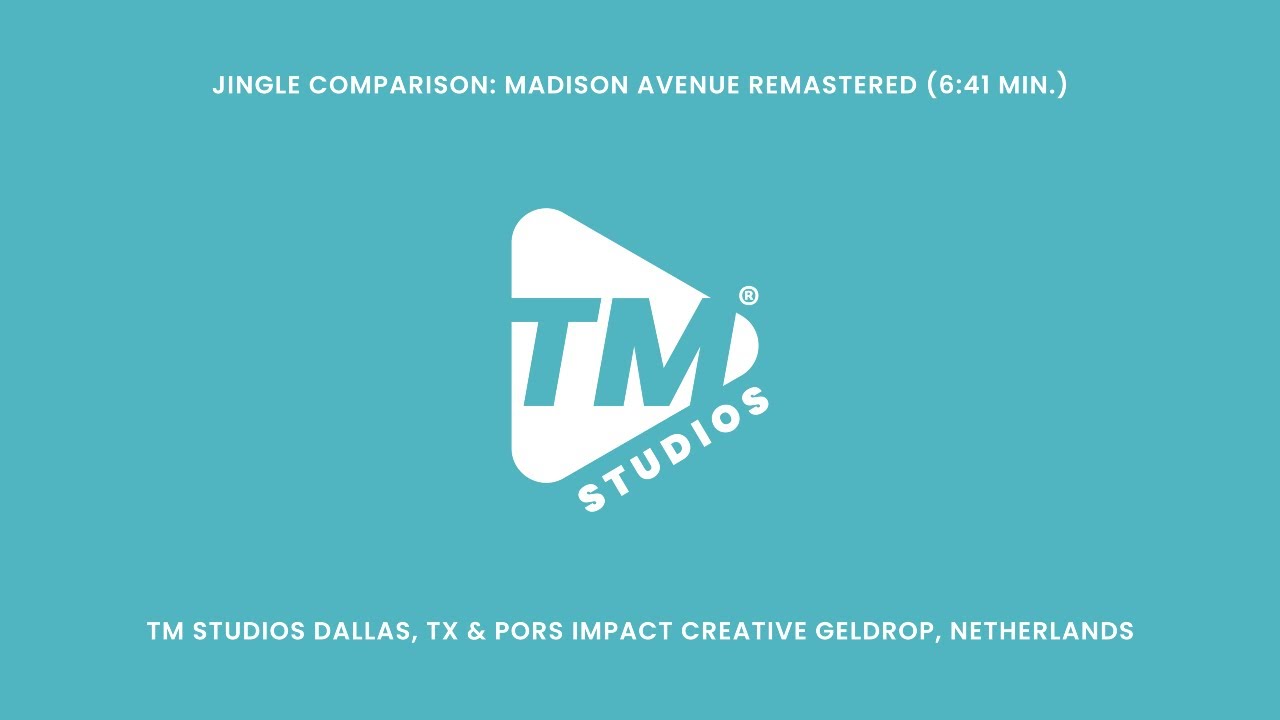 TM Studios Jingle Package Comparison: Madison Avenue ReMastered & Easy ...