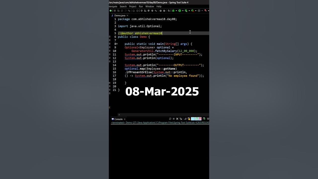 Day-67: How flatMap() method of Optional work in Java #shorts #java ...