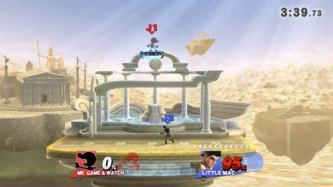 Ssb4 Game and watch - YouTube