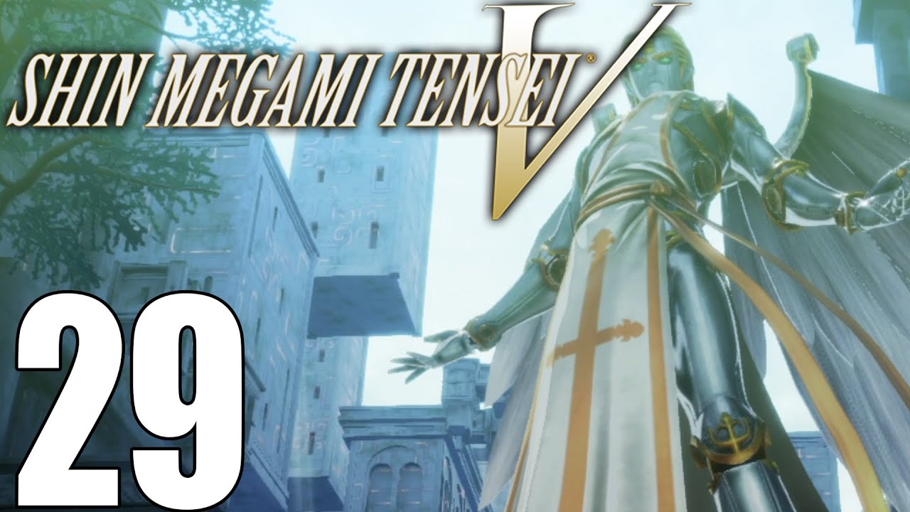 SMT V HARD Mode Pt29 Temple of Eternity Walkthrough! Metatron Boss ...