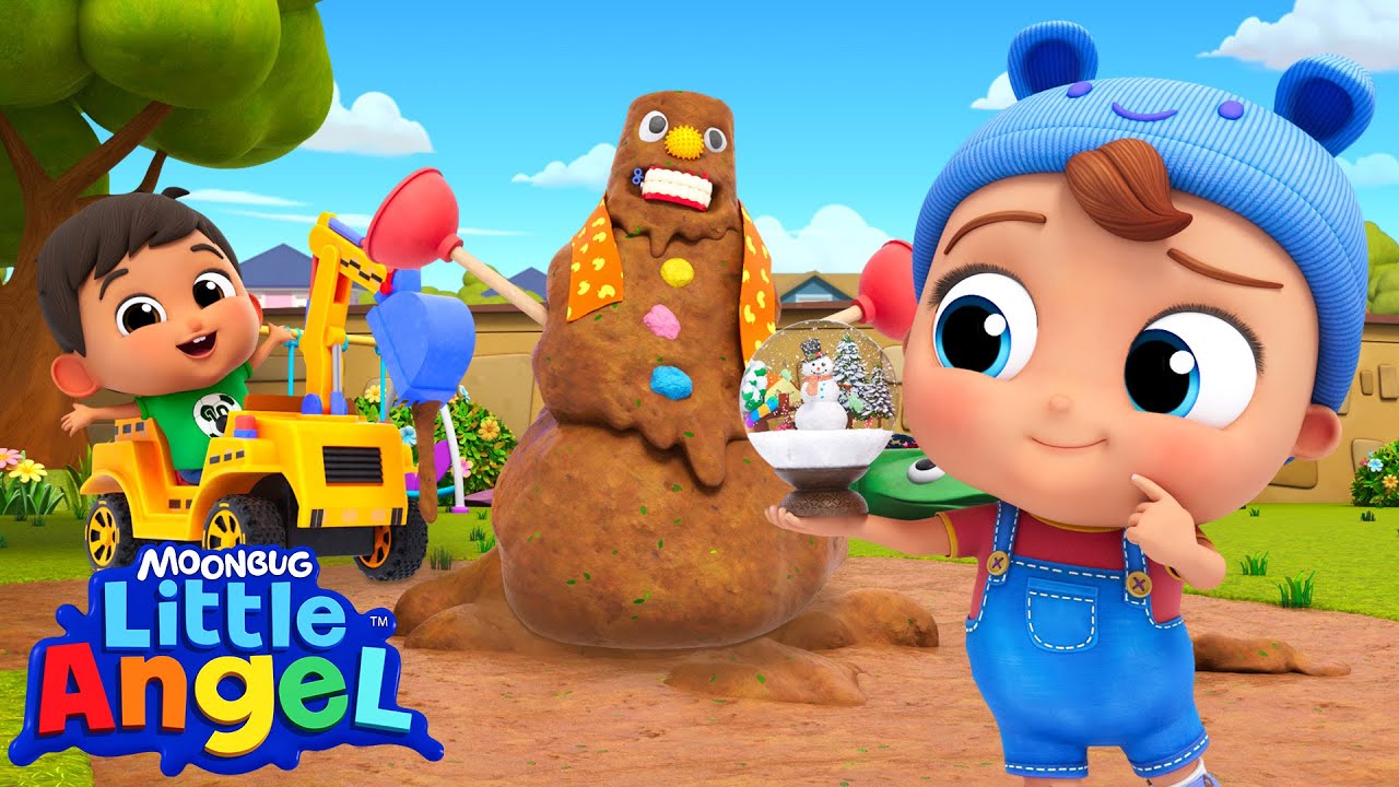 The Mudman Song + More Baby John | Little Angel Kids Songs & Nursery ...