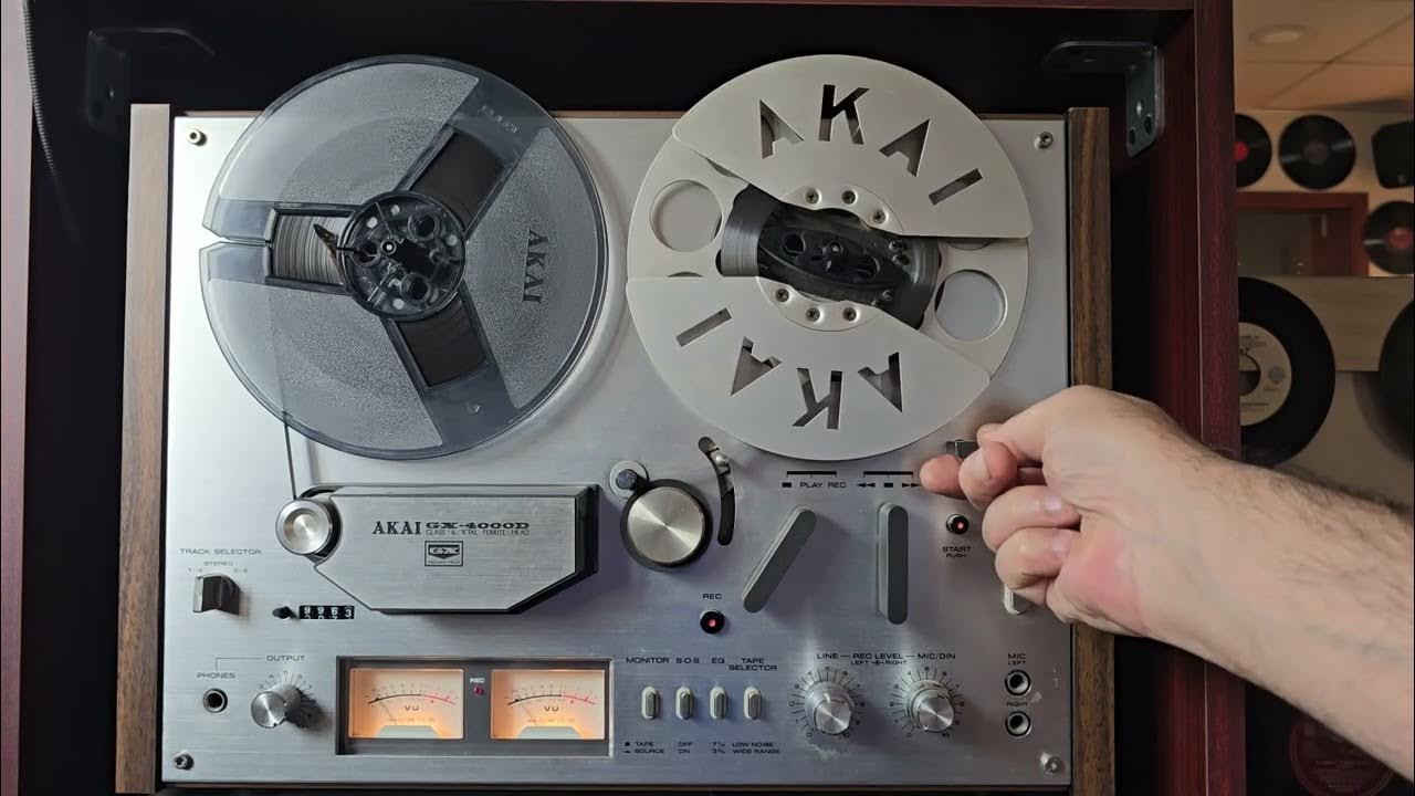 Akai GX-4000D Reel to Reel - YouTube
