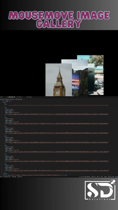Mouse-move Image Gallery | HTML ,CSS & JS| SDSQUAR Solutions #animation #webdesign #hovereffect ...