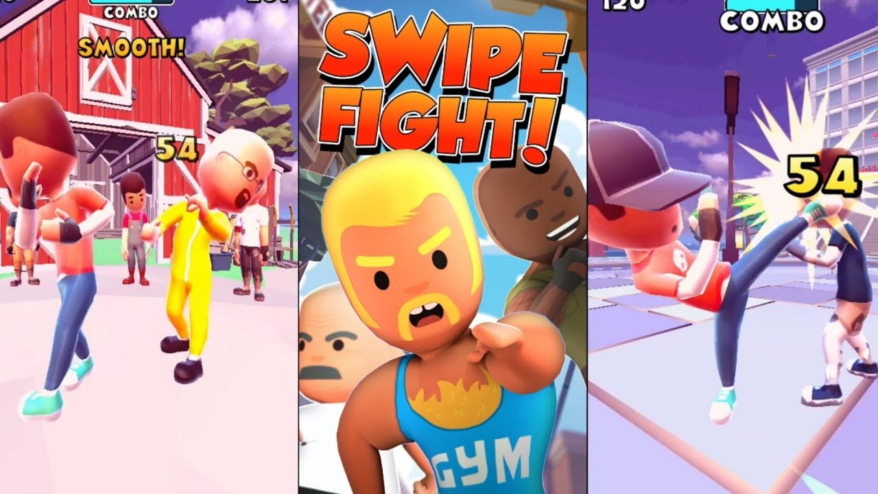 Swipe Fight Gameplay | Funny Android iOS Game | Part 3 - YouTube
