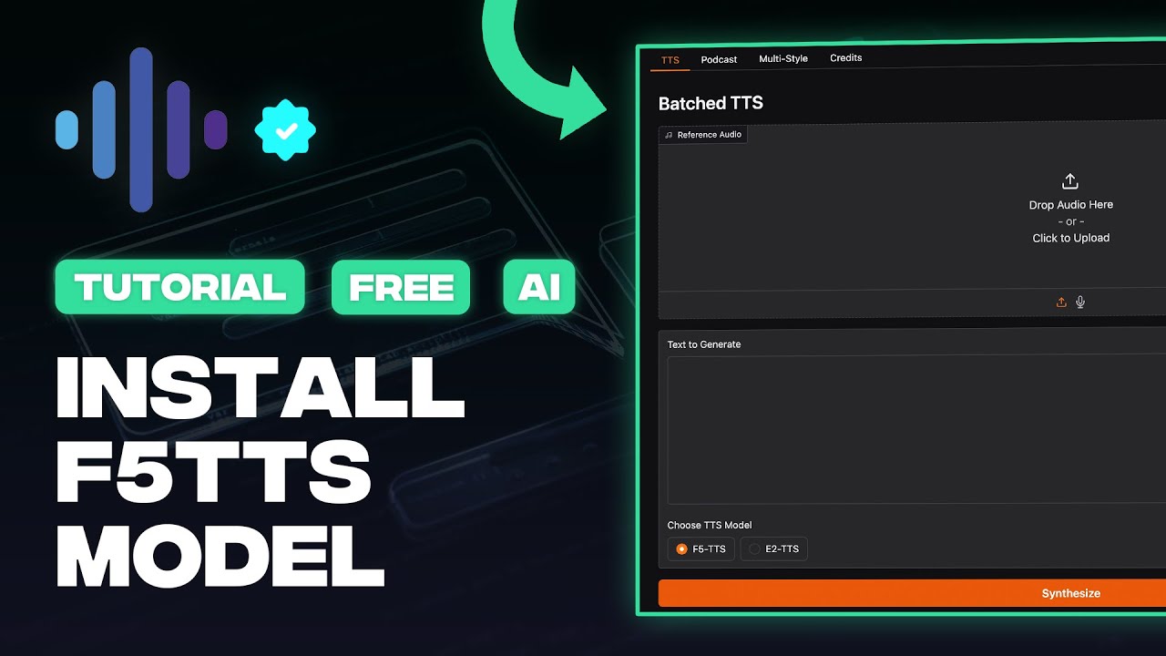 How to Install F5-TTS - Text to Speech Model With Emotions (Step-by ...