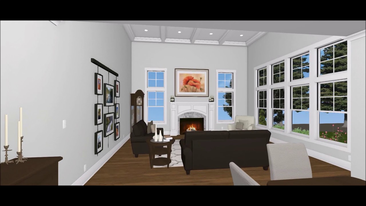 Custom Home Walkthrough and Virtual Tour - YouTube