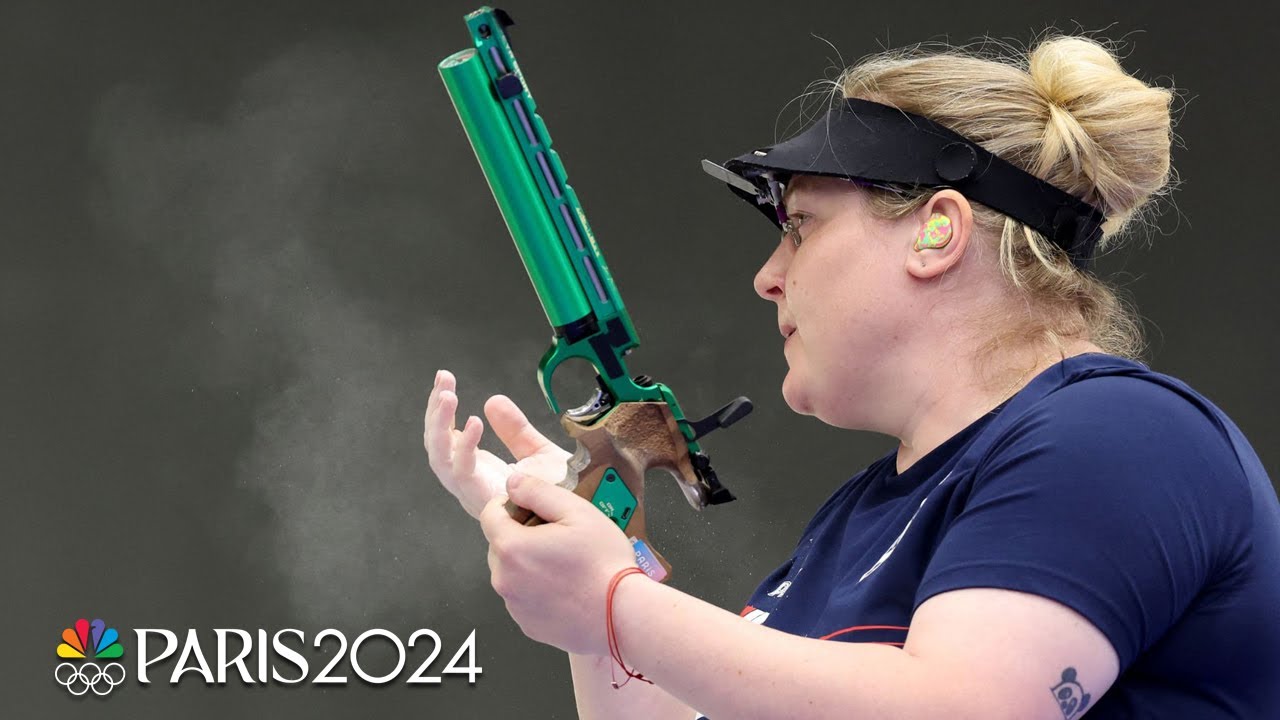 Serbia overcomes Turkiye for first gold medal in mixed team air pistol ...