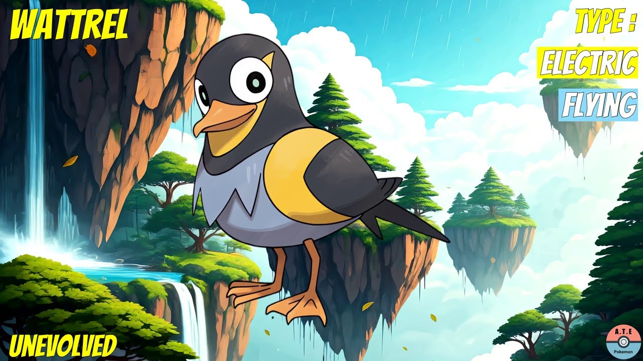 All Evolutions of Wattrel - YouTube