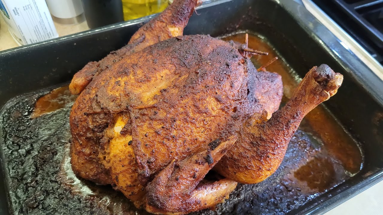 Soczysty pieczony kurczak / Roasted Chicken / całości z piekarnika ...