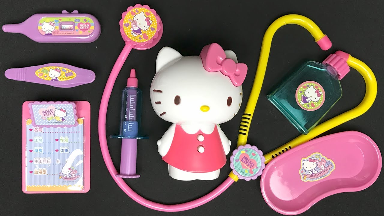 6:38 Minutes Satisfying with Unboxing Hello Kitty Doctor Set ASMR ...