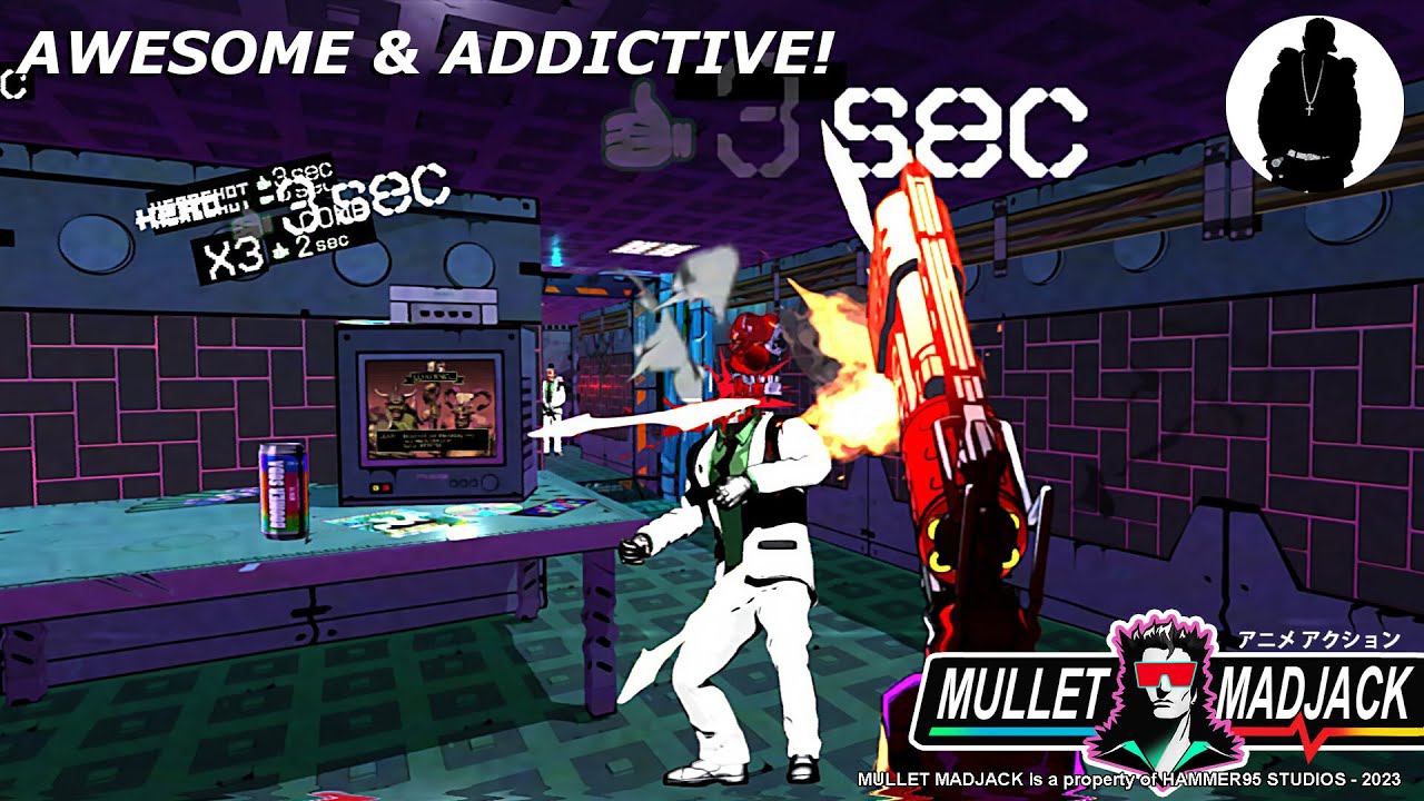 AMAZING new retro style run & gun shooter | Mullet Mad Jack | 4K/60fps ...