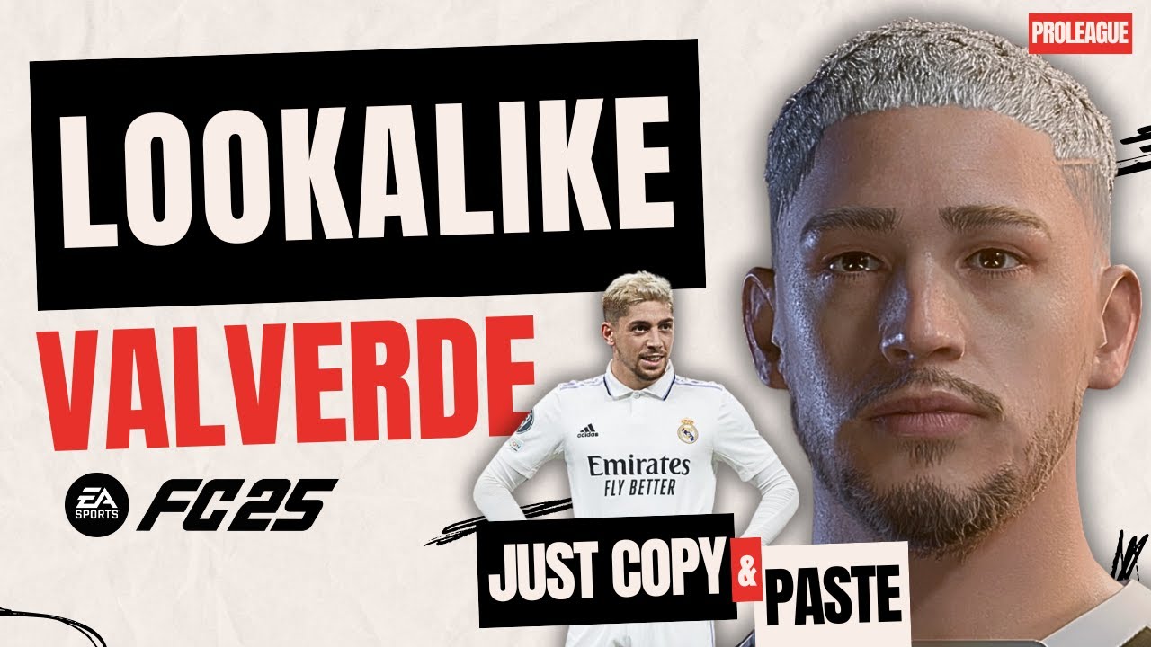 VALVERDE Face Creation in EA FC 25 - Pro Club & Career Mode Tutorial ...