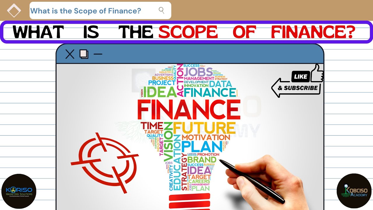 What is the Scope of Finance? Baaxaada Maaliyada _ #kobciso_academy # ...