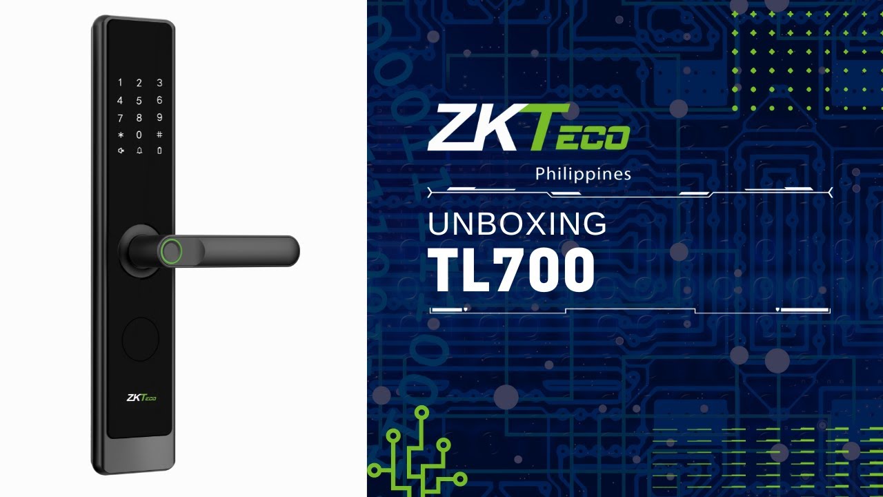 TL700 Unboxing | ZKTeco | Smartlock - YouTube