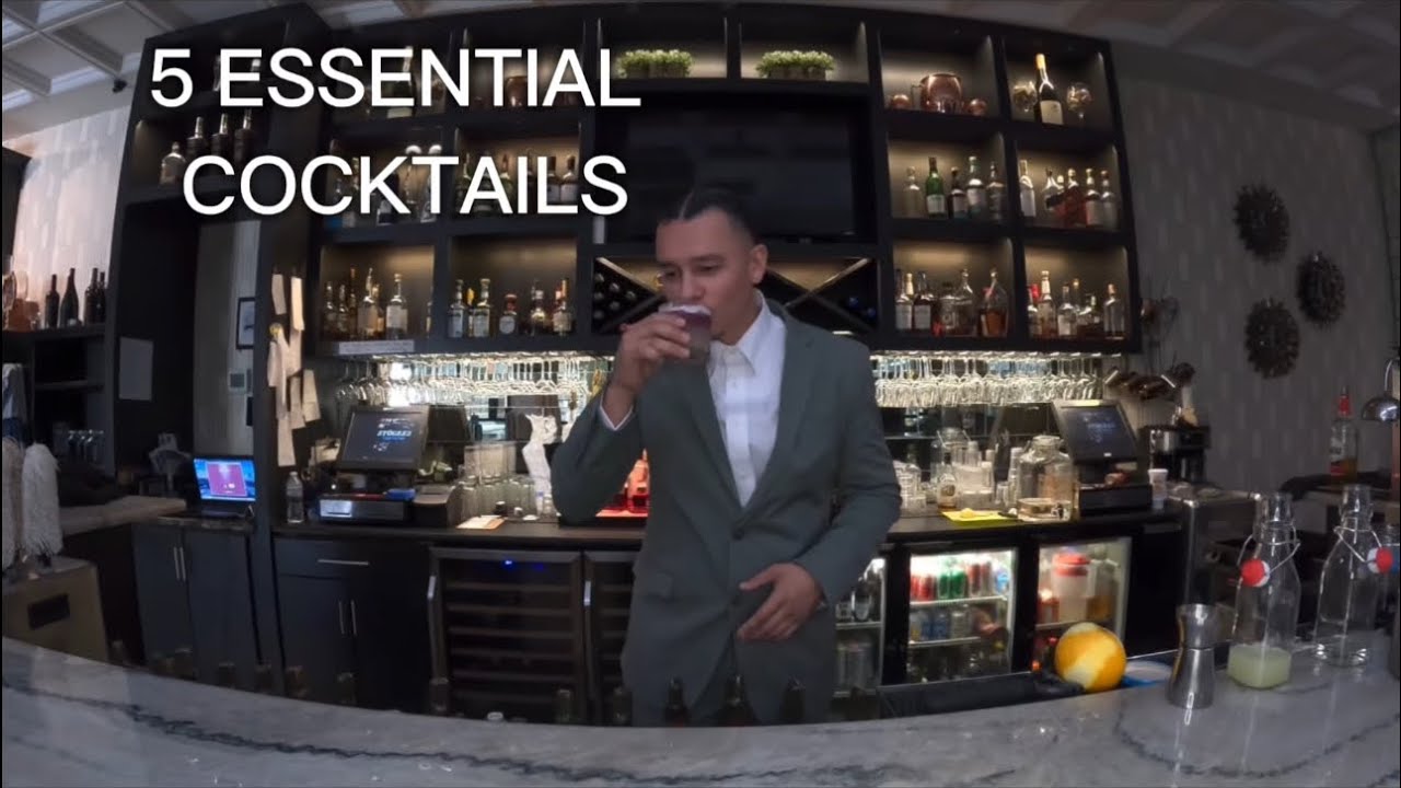 5 Essential Cocktails | Tutorial - YouTube