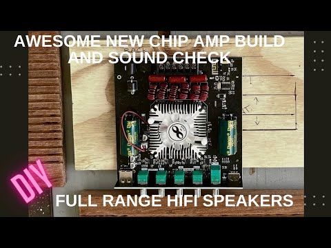 Awesome new chip amp build and sound check - YouTube
