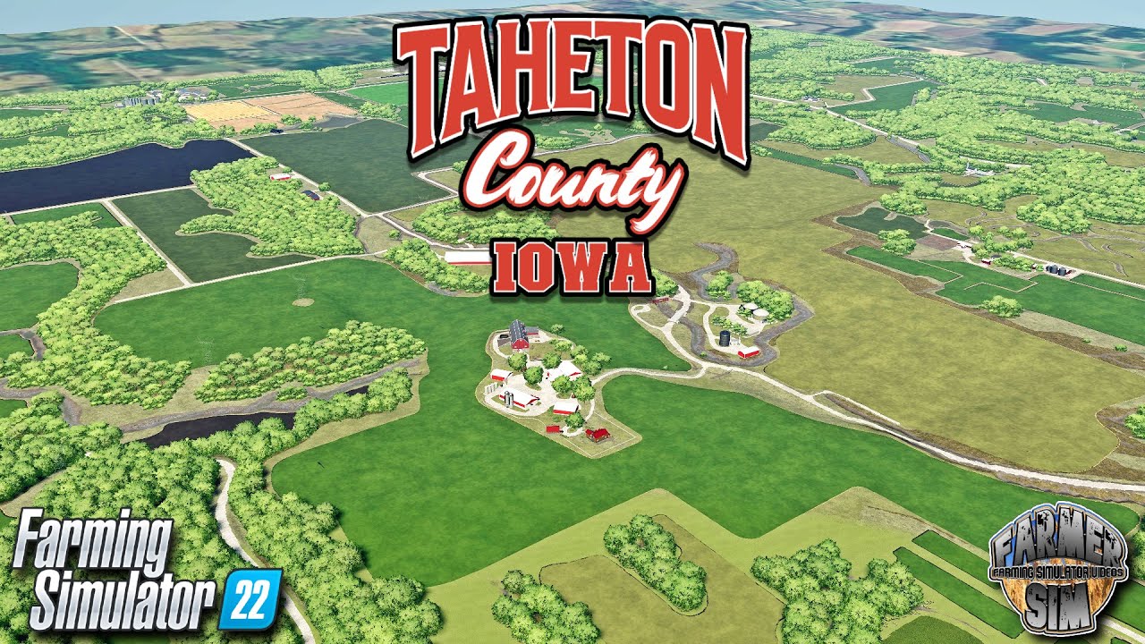 Taheton Farm...From ABOVE!! - Taheton County, Iowa - Episode 18 ...