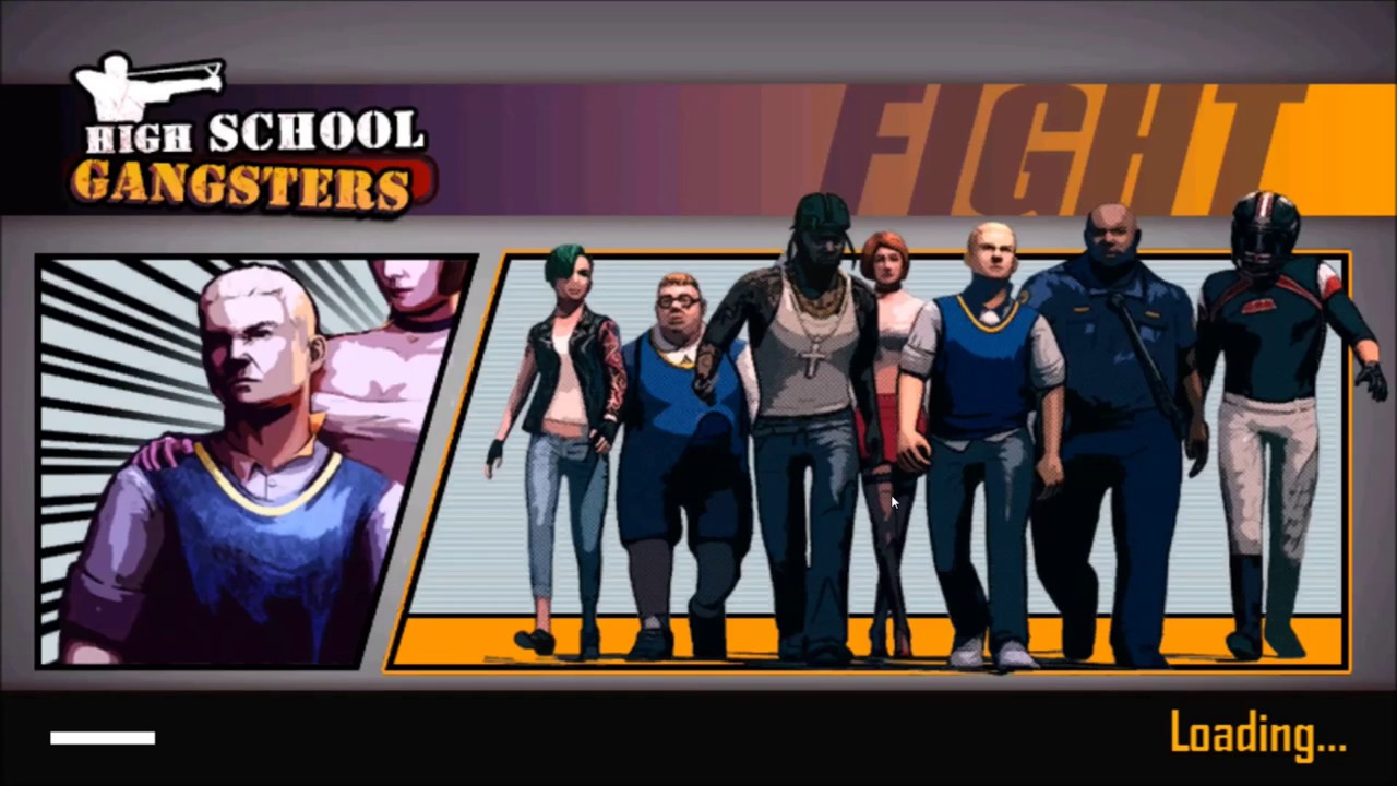 High School Gang android game first look gameplay español - YouTube