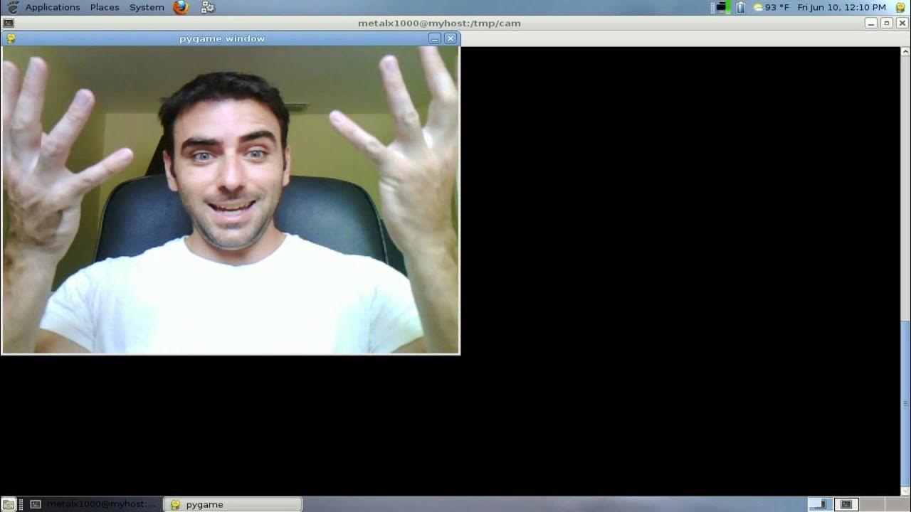 Stream Webcam Video to PyGame - Python - Linux Tutorial - YouTube