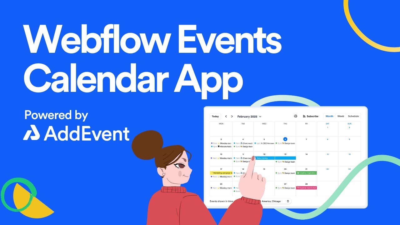 How to Add the AddEvent Events Calendar App to Webflow for a Events ...