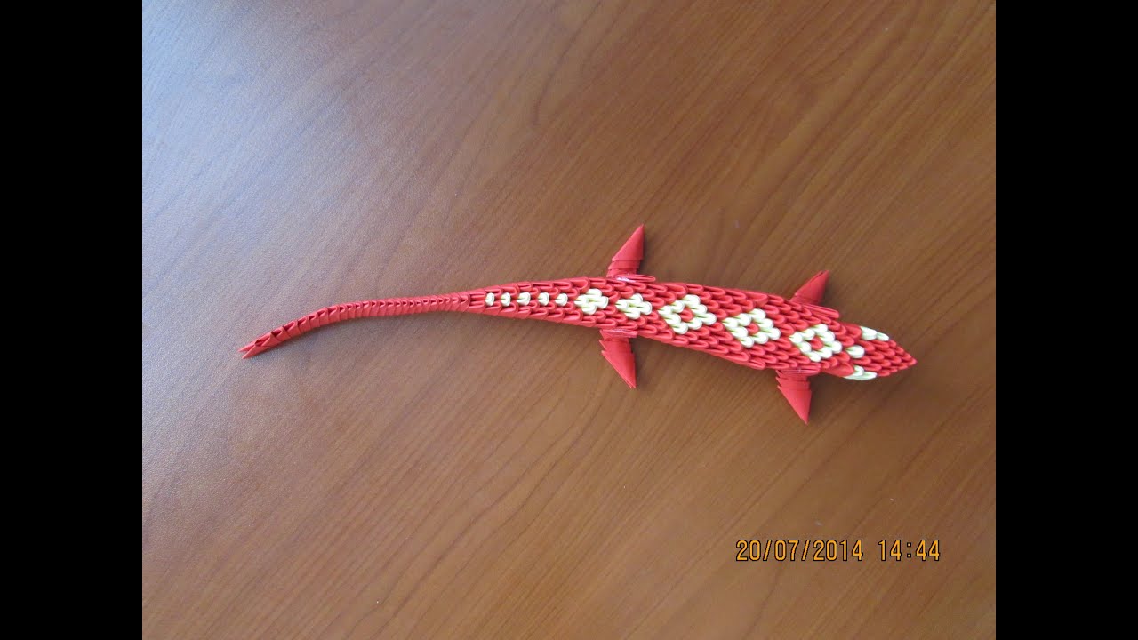 How To Make A 3D Origami Lizard YouTube how-to-make-a-3d-origami-lizard-youtube