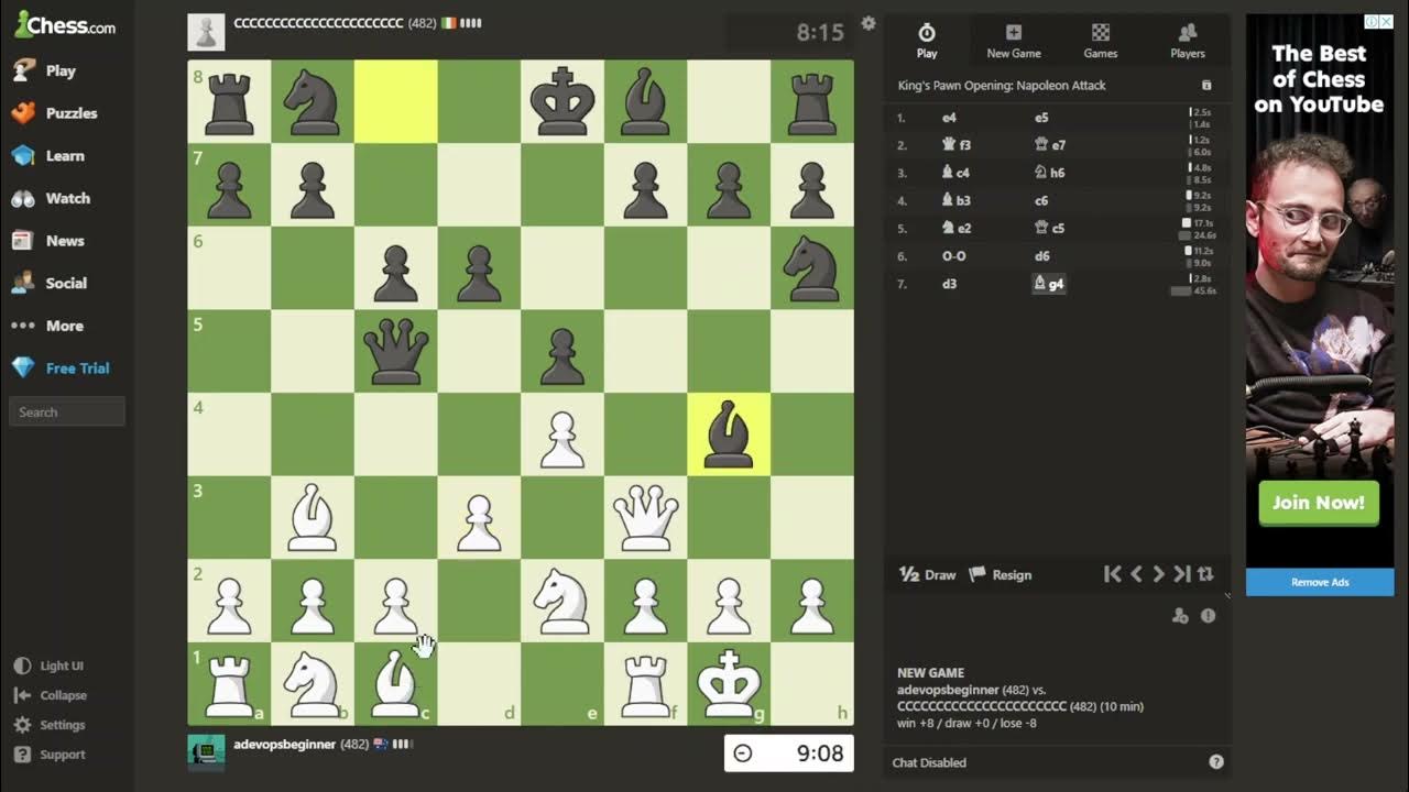 Chess Game #29 - YouTube