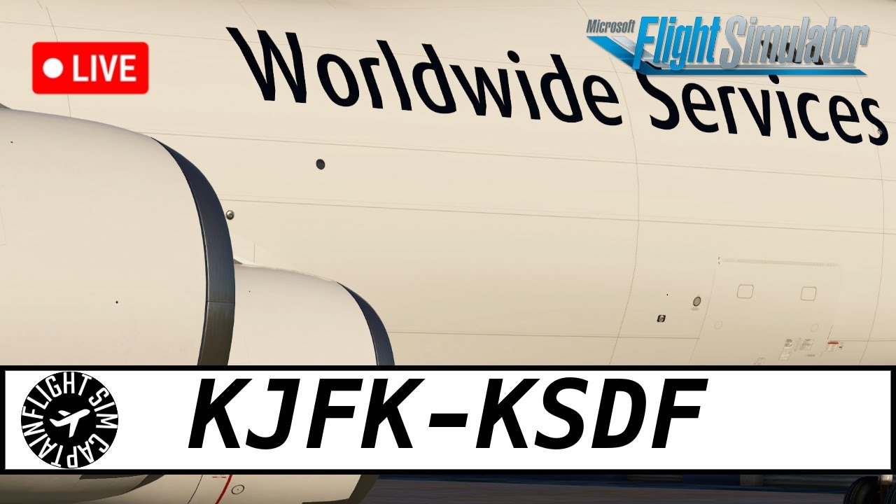 Domestic Heavy Flying l KJFK-KSDF l Working Title 747-8i l - YouTube