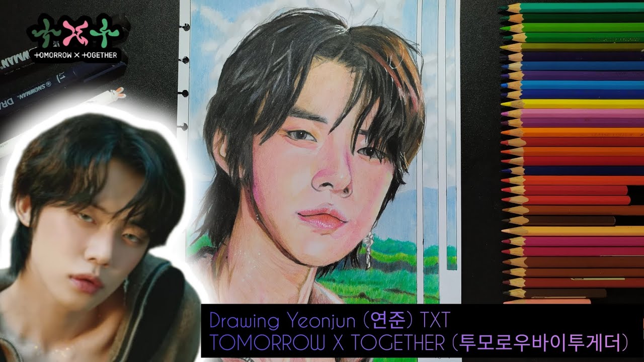 Drawing Yeonjun (연준)TXT | TOMORROW X TOGETHER (투모로우바이투게더 ...
