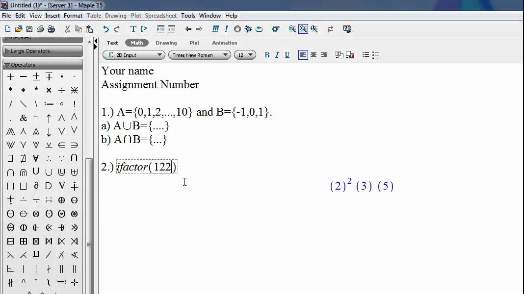 Getting Started with Maple - YouTube
