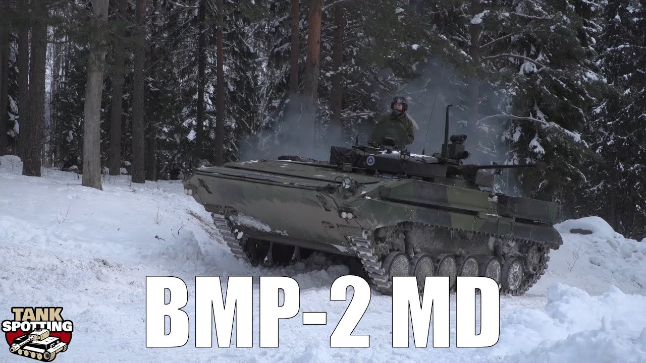 BMP-2 MD Maneuvering - Winter Combat Exercises 2021 - YouTube
