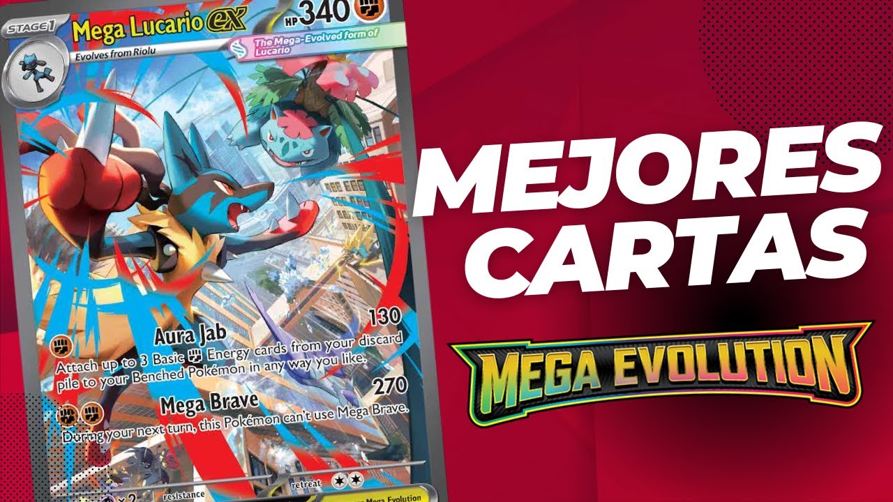 ¿Cuáles son las MEJORES cartas de Mega Evolution? | Pokémon TCG - YouTube