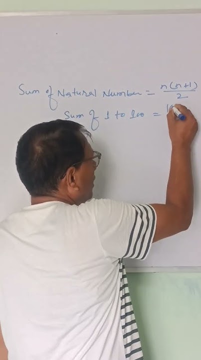 Sum of natural number. - YouTube